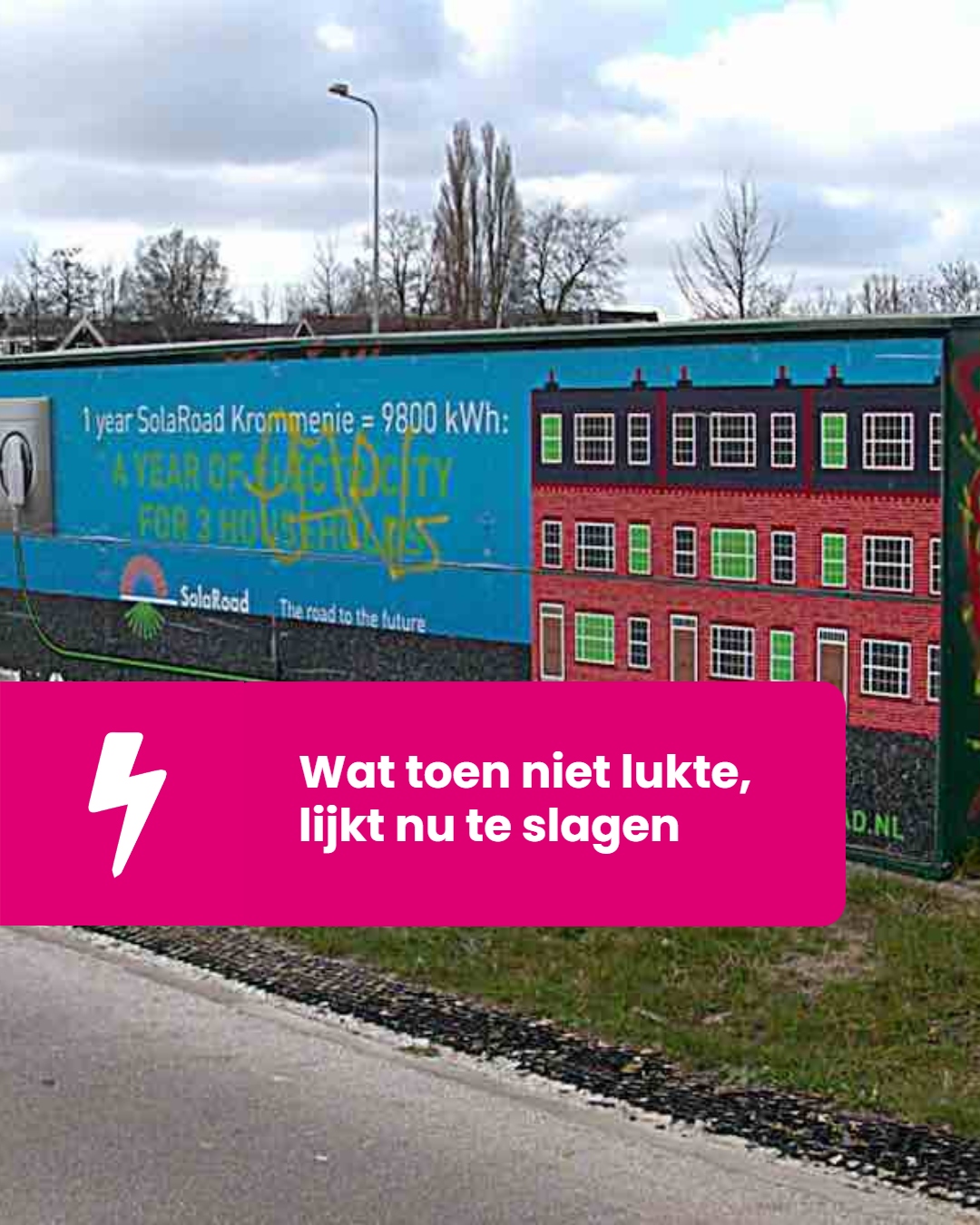 Fietspad vol energie - Zelf Energie Produceren